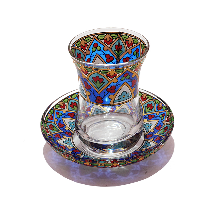 Copa con plato en vidrio – Kirfa