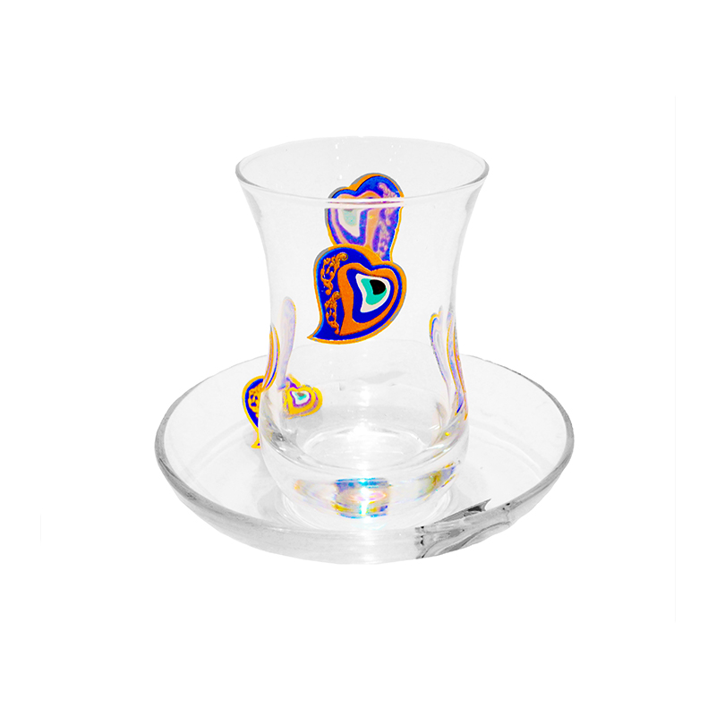Copa con plato en vidrio 2 – Kirfa